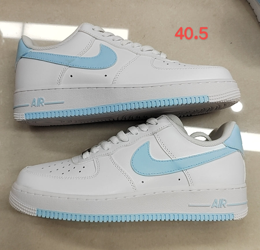 Custom Air Force 1 White Baby Blue EUR 40.5 – Lilaccustom