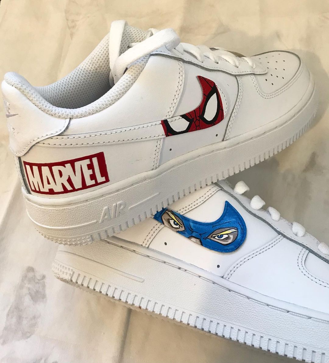 Custom Air Force 1 with Marvel Spider - Man Theme – Lilaccustom