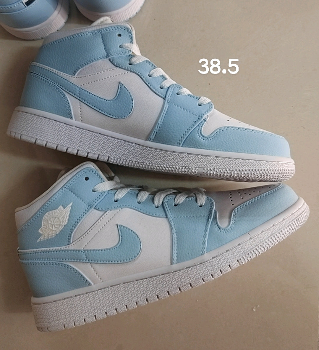 Custom Air Jordan 1 Baby Blue White EUR 38.5 – Lilaccustom