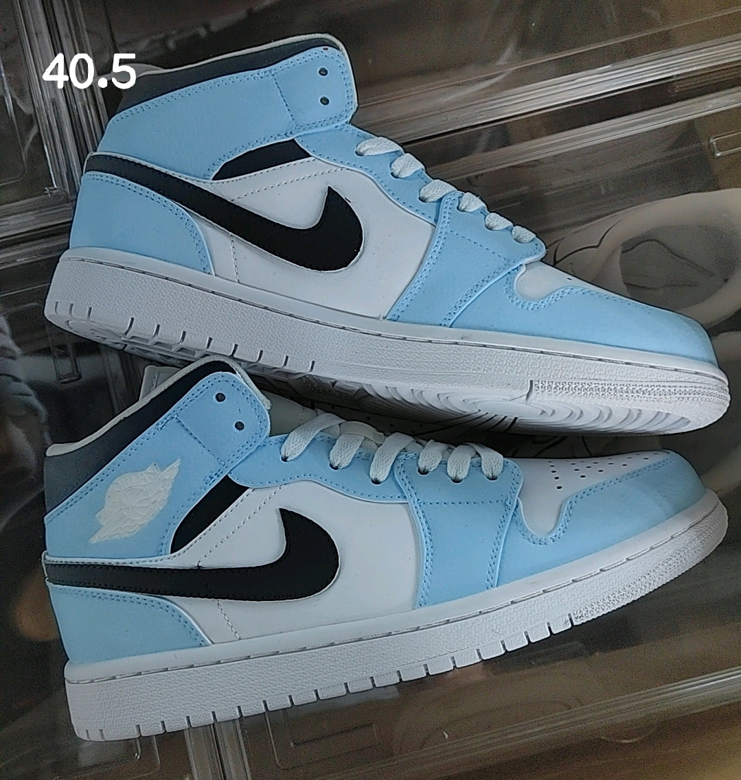 Custom Air Jordan 1 Baby Blue White EUR 40.5 – Lilaccustom