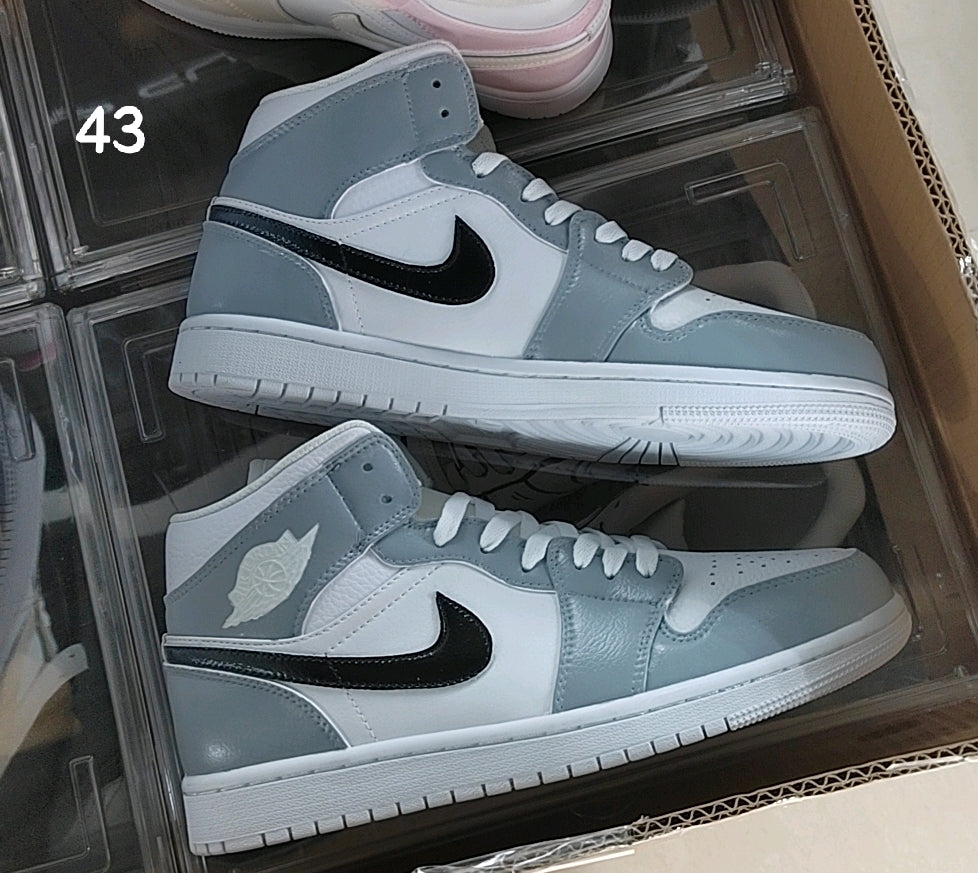 Custom Air Jordan 1 Baby Blue White EUR 43 – Lilaccustom