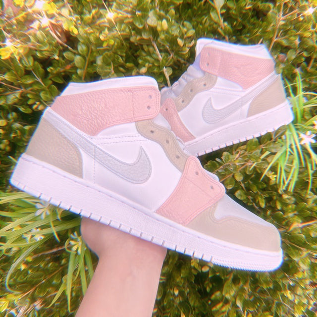 Custom Air Jordan 1 Milan Inspired Colorblock – Lilaccustom