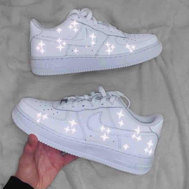 Reflective Sparkle Nike Air Force 1 – Lilaccustom