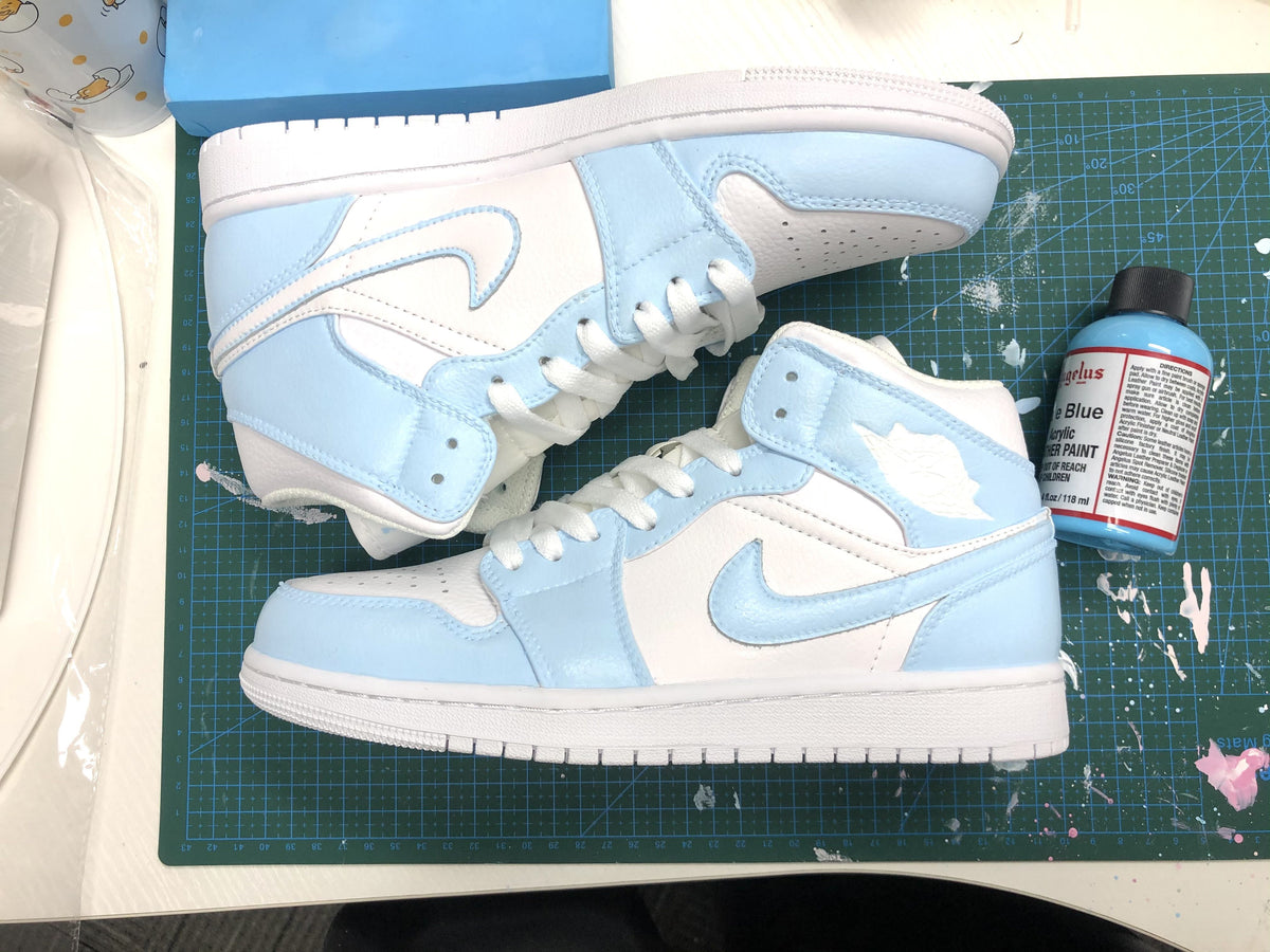Custom Jordan 1 Light Blue – Lilaccustom
